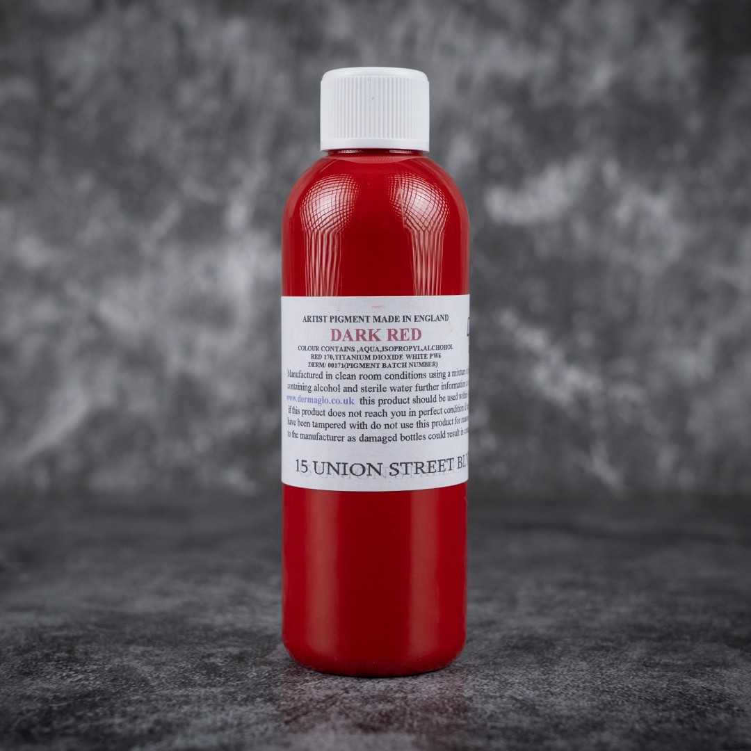 Dermaglo Ink - Dark Red – IRON TEMPER SUPPLIES