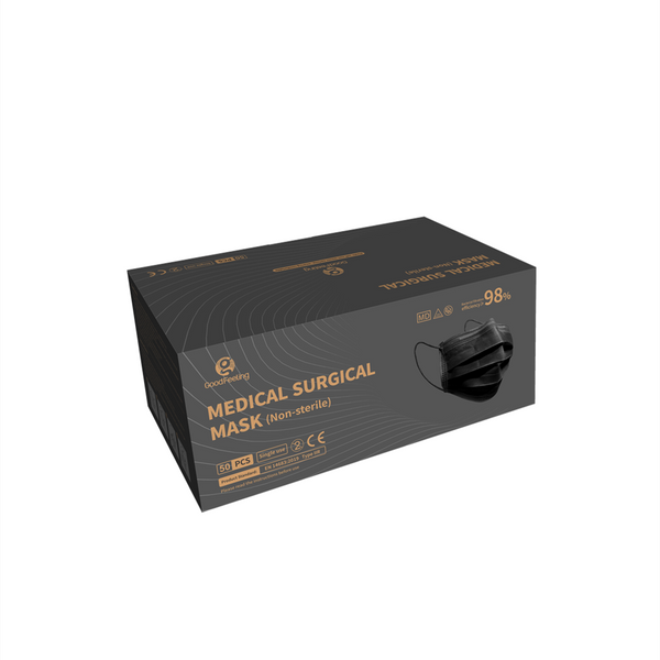 Medical Surgical Mask - Black – IRON TEMPER SUPPLIES