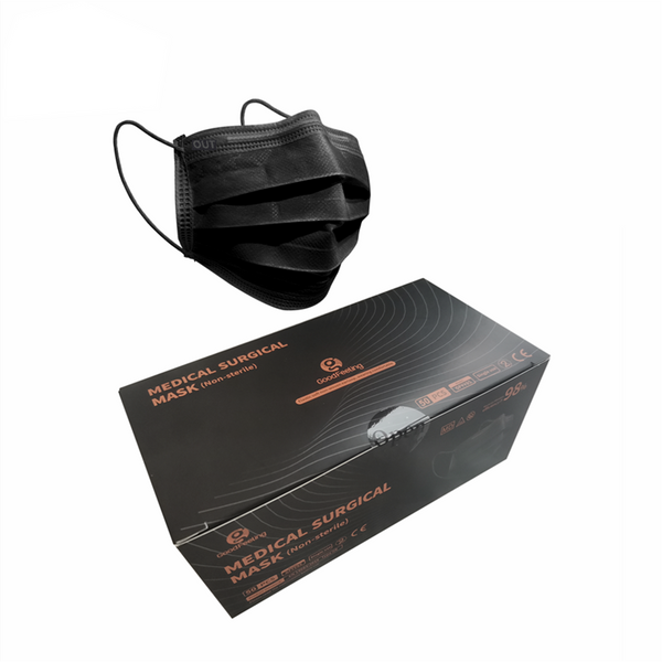 Medical Surgical Mask - Black – IRON TEMPER SUPPLIES